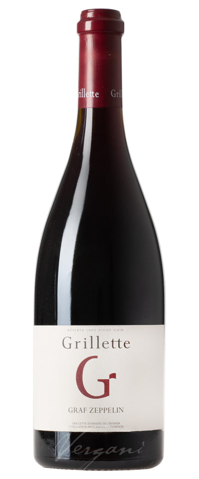 Pinot Noir Réserve Graf Zeppelin Neuchâtel AOC Domaine Grillette
